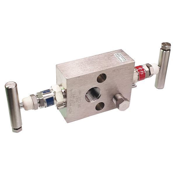 15NPT X FLANGE 6000PSI 2-VALVE DIRECT SP MANIFOLD GRAPHOIL HARD SEAT ...