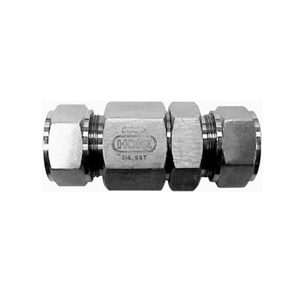 25.4 OD TUBE 5000PSI HIGH FLOW POPPET CHECK VALVE 316 10PSI CRACKING ...