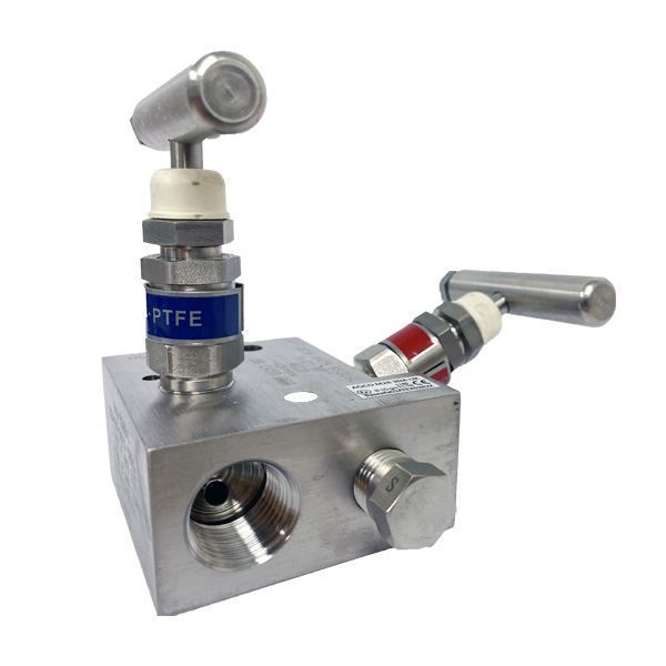 15NPT FXF 6000PSI 2-VALVE REMOTE SP MANIFOLD GRAFOIL PACK HARD SEAT 316 ...