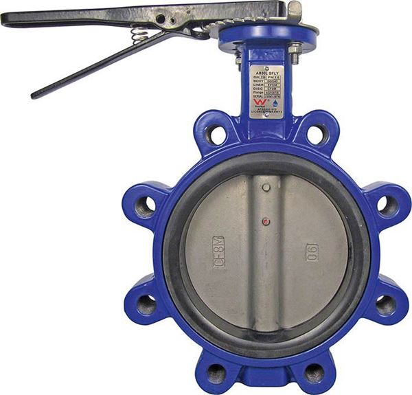 150 TE WAFER BFLY VALVE FBE DI BODY S/S STEM & DISC EPDM SR PNEUMATIC ...